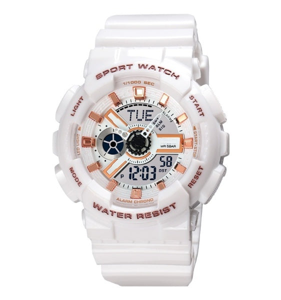 Waterproof Dual Time Digital Watch with Alarm & Chronograph – Future Wrist